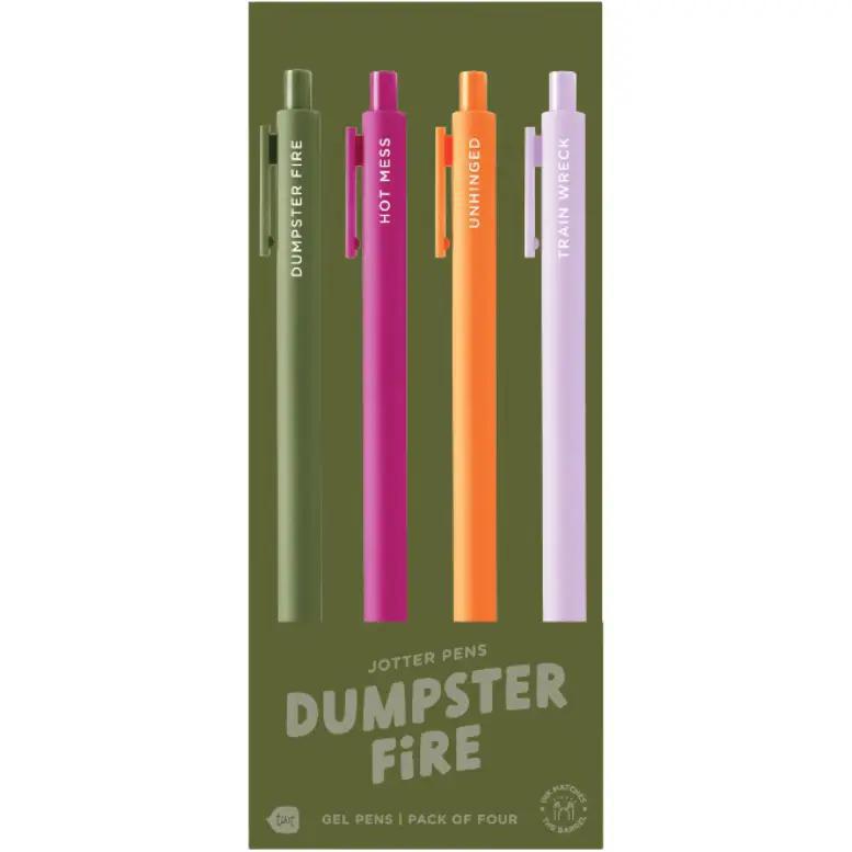 TALKING - Dumpster Fire Jotter Pens – City & State