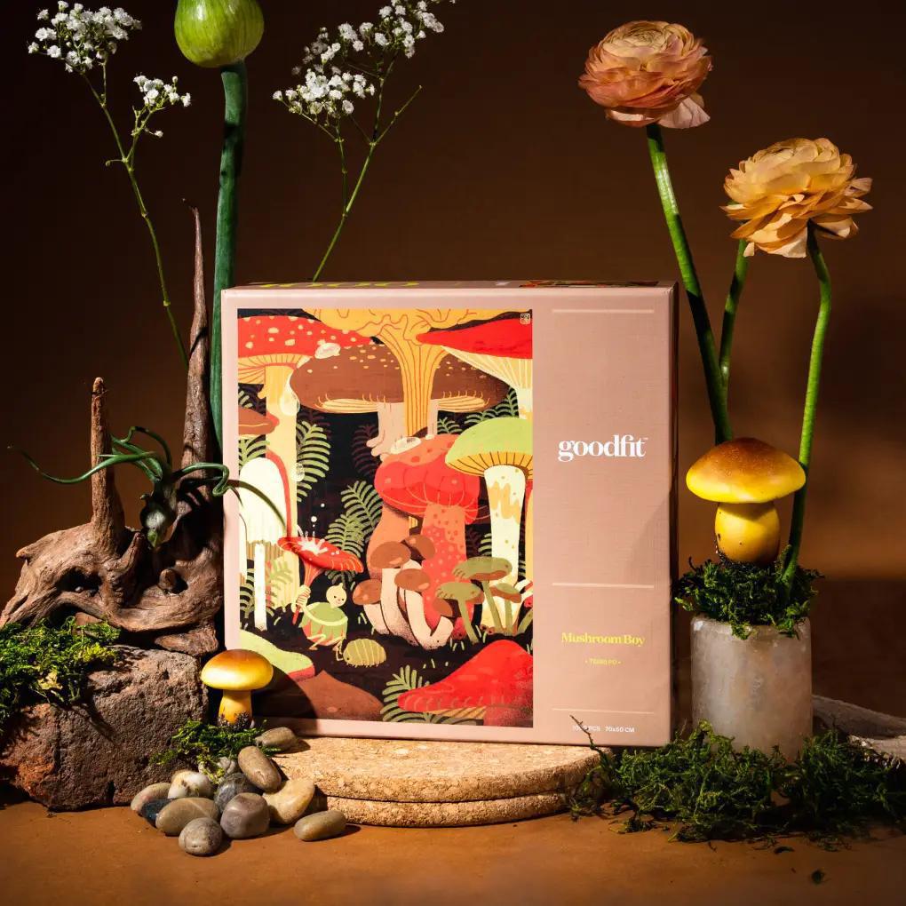 GOODFIT - Mushroom Boy - 1000 Piece Puzzle – City & State