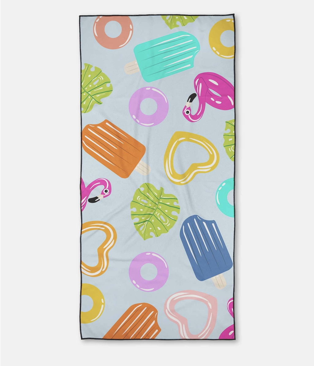 GEOMETRY - Pool Party Beach Towel – City & State