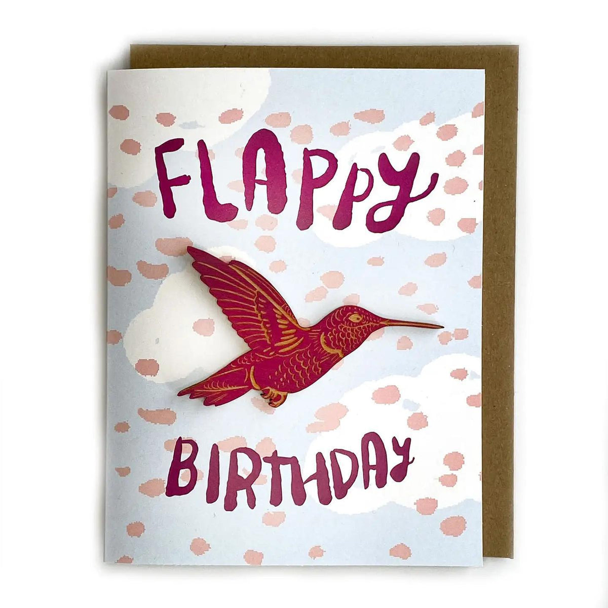 SNOWMADE - Flappy Birthday - Hummingbird Magnet w/ Card – City & State