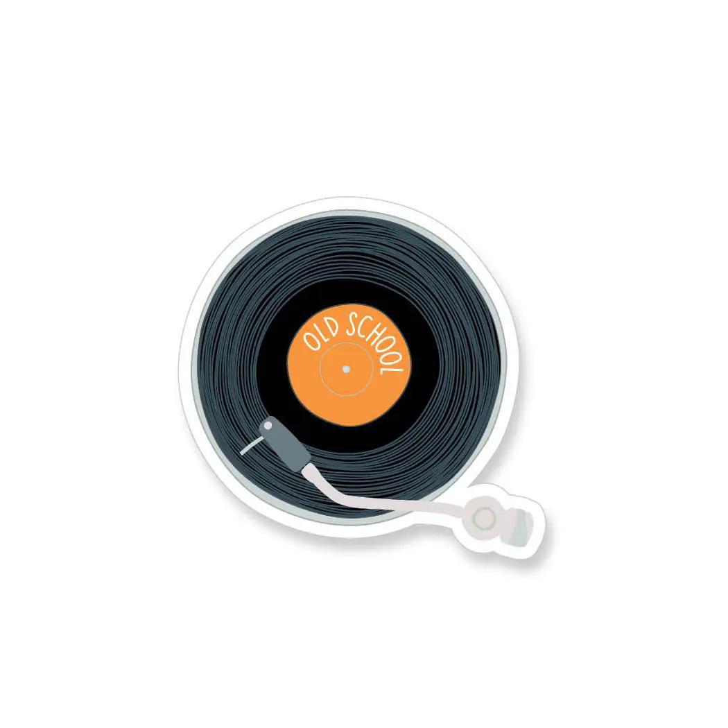 APT2CARDS - Old School Vinyl Record Vinyl Sticker – City & State